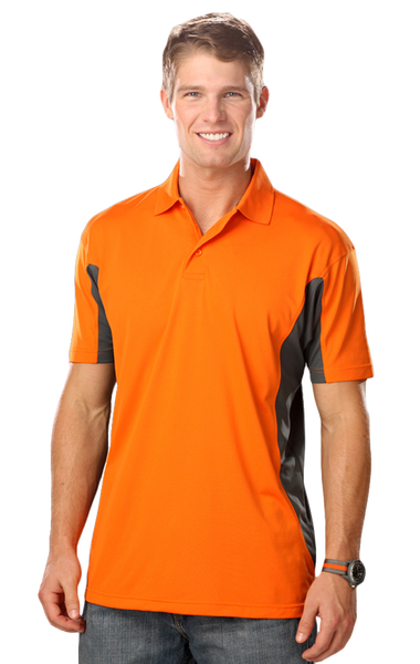 Blue Generation Men's Poly Colorblock Polo | Big and Tall Mart