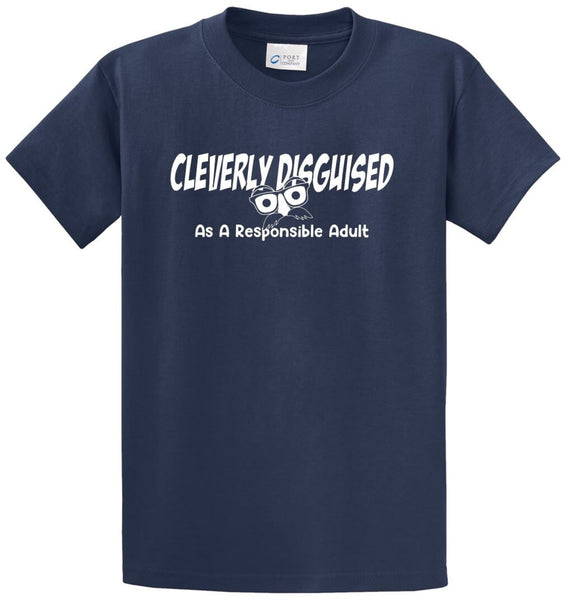Cleverly Disguised Printed Tee Shirt | Big and Tall Mart
